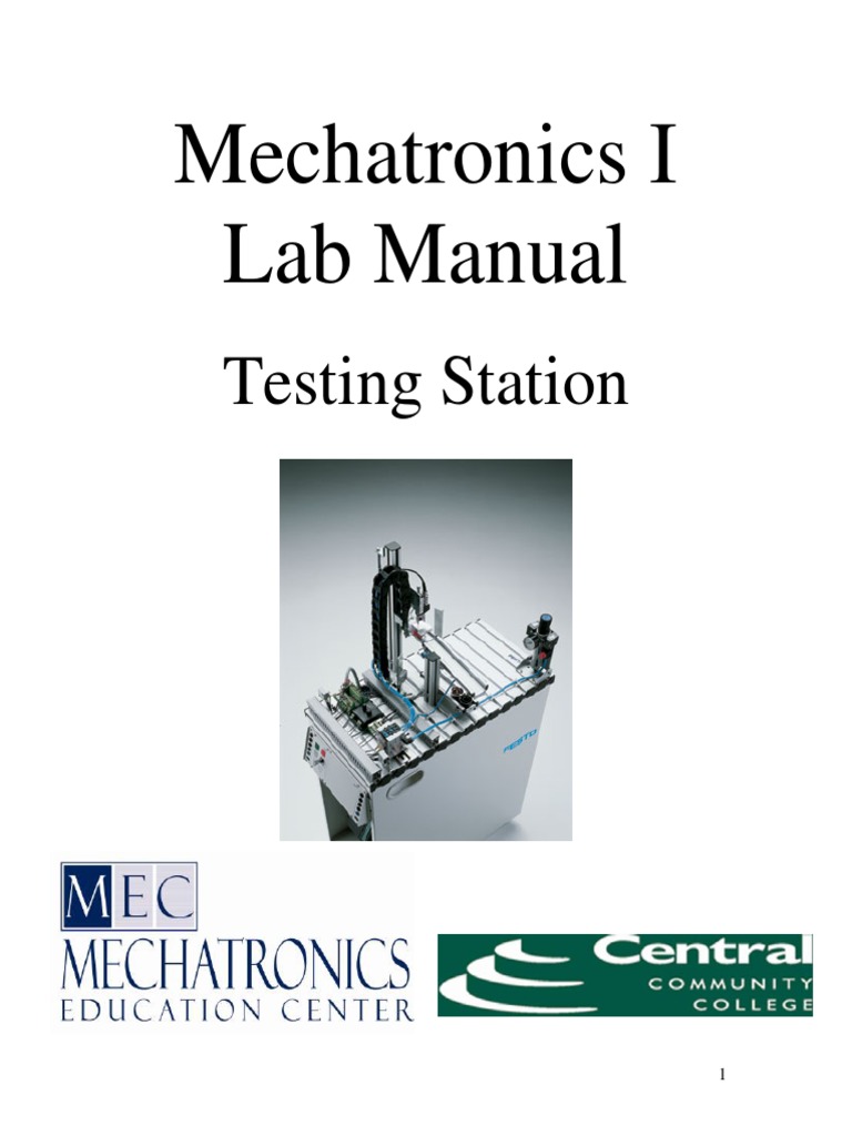HG073-8.5 - Mechatronics I Lab Book - Testing Station | PDF ...