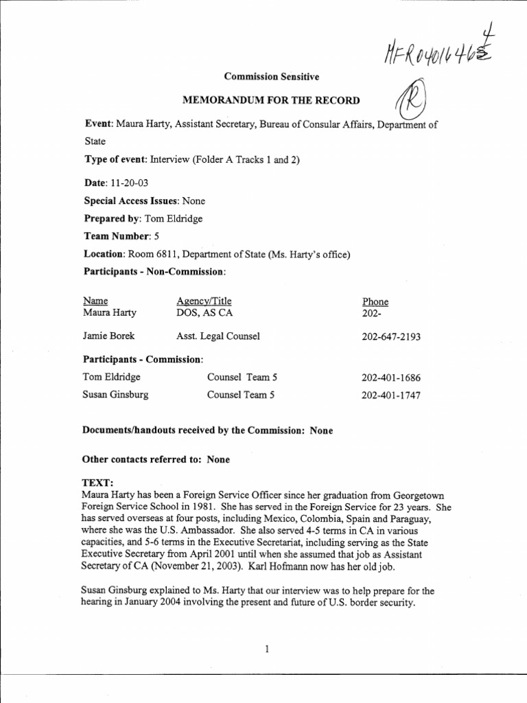 !LF &cjo (?: Memorandum For The Record | PDF | Travel Visa | United ...