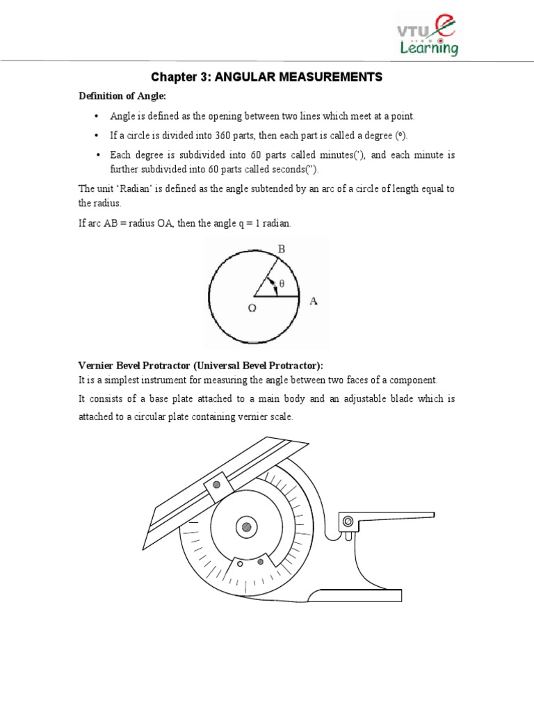 Angle Measurement | Angle | Minute And Second Of Arc