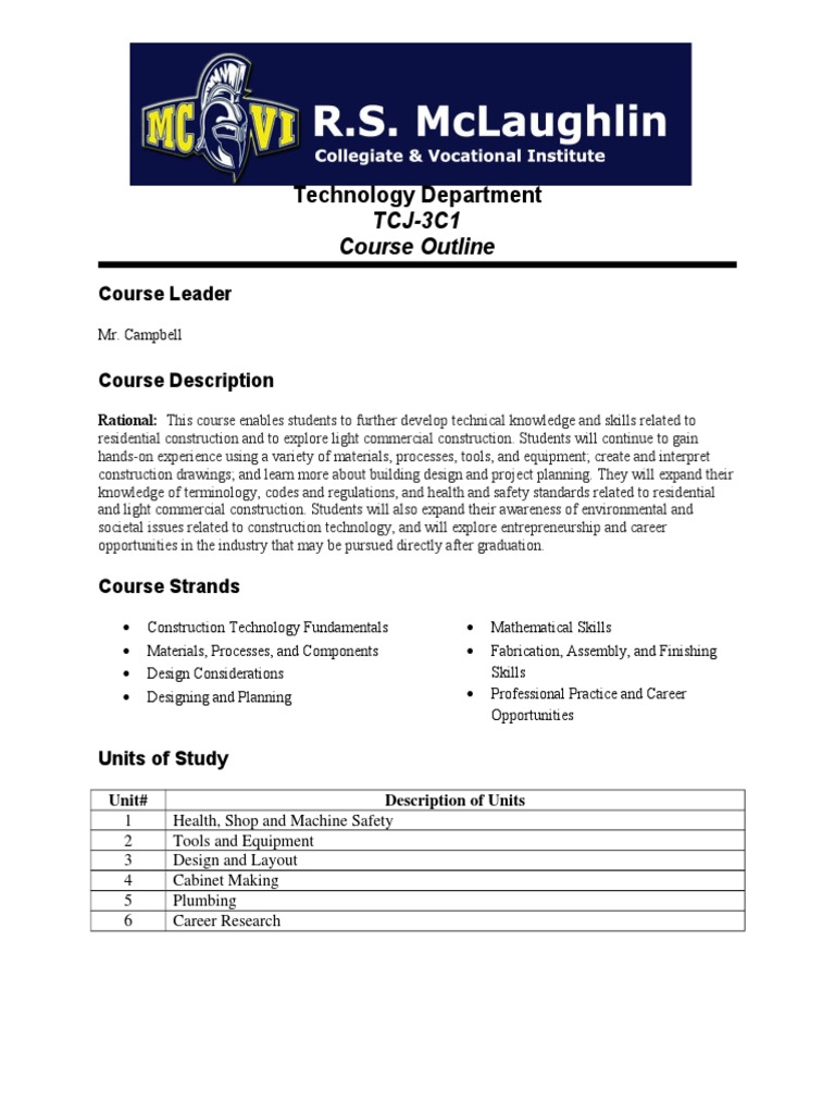 Grade 11 Course Outline | PDF | Educational Assessment | Design
