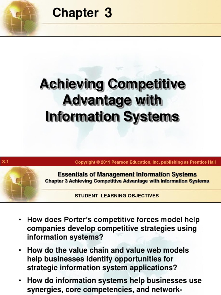 Achieving Competitive Advantage With Information Systems | PDF ... Achieving Competitive Advantage With Information Systems | PDF ...