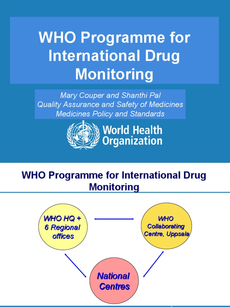 WHO Programme For International Drug Monitoring | PDF | World Health ...