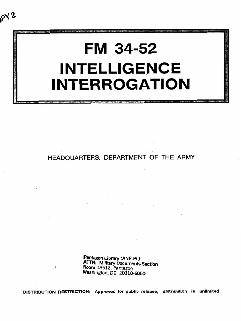 Intelligence Interrogation | PDF | Military Intelligence | Interrogation