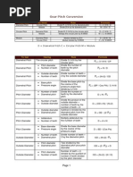Rack & Pinion Gear Tooth Chart | PDF | Gear | Machines