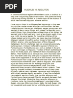 Full Epic Story of Aliguyon or The Hudhud | PDF