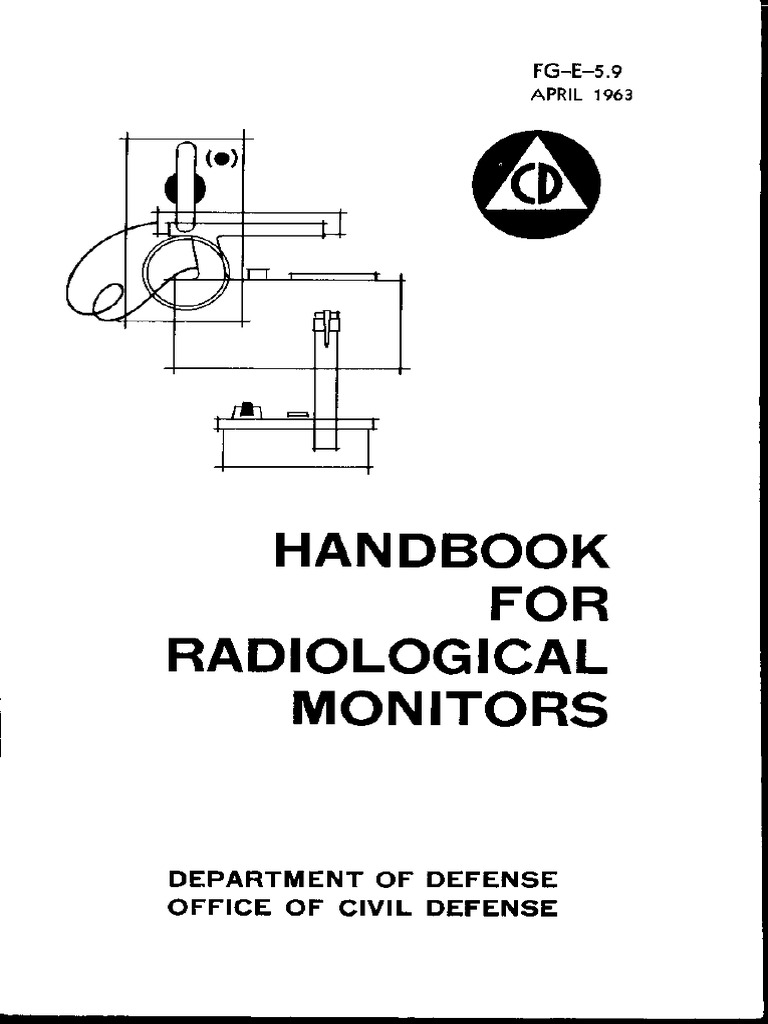 Handbook For Radiological Monitors | PDF | Radioactive Contamination ...