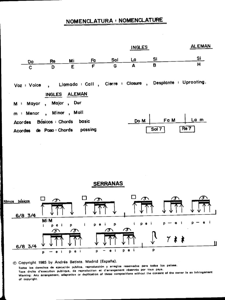 Andrés Batista - Manual Flamenco | PDF