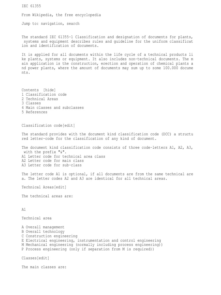 Iec 61355 | PDF | Specification (Technical Standard) | Engineering