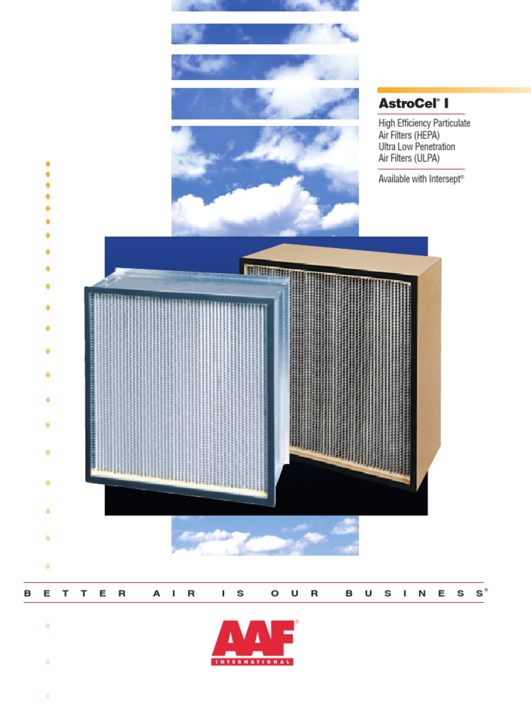 Filtro Hepa AAF | PDF | Silicone | Particulates