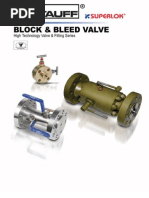 Oliver Double Block and Bleed Valve Catalog | PDF | Valve | Mechanical ...
