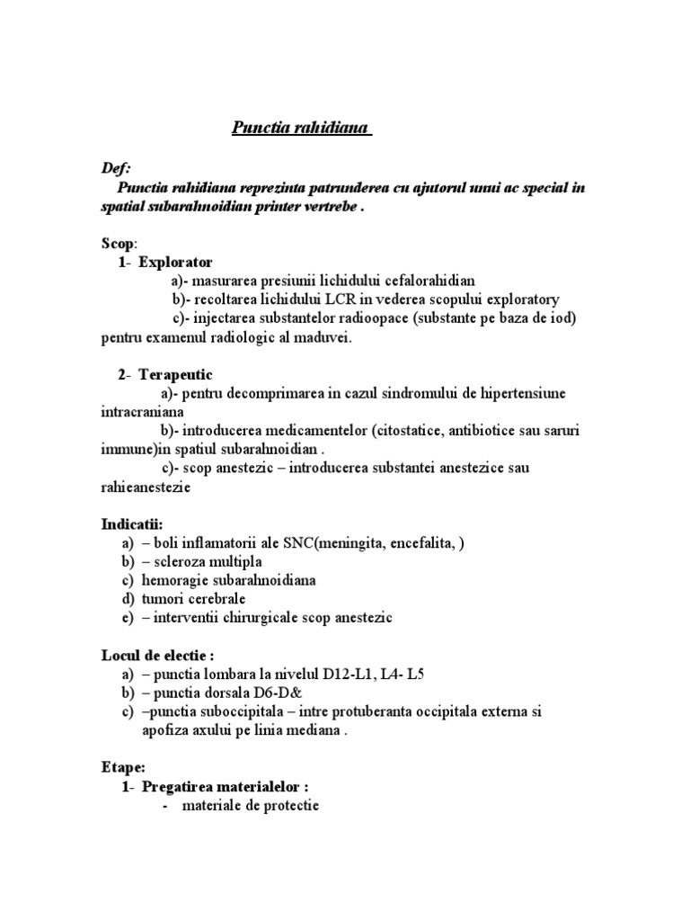 Punctia Rahidiana | PDF