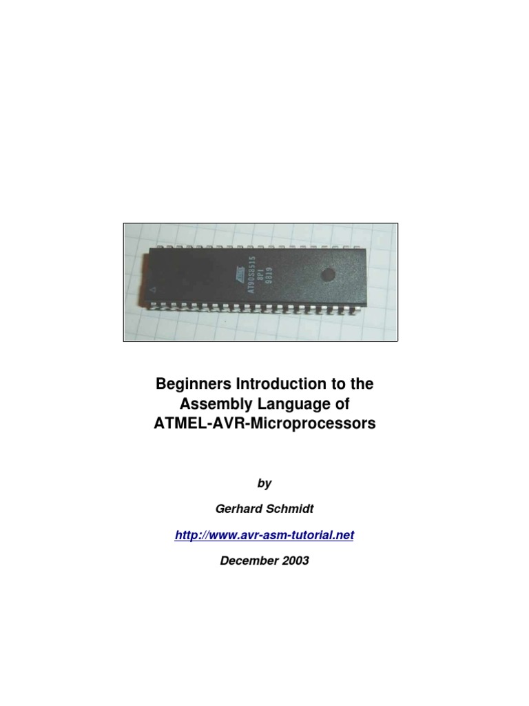 AVR Assembler Tutorial | PDF