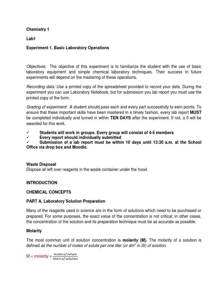Basic Lab Operations PDF | PDF | Ph | Viscosity