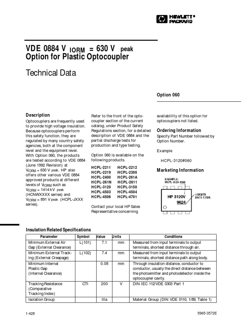 A 3150 Optocoupler | PDF | Insulator (Electricity) | Electronics