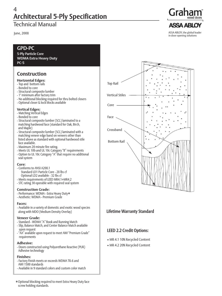 Graham Wood Doors | PDF | Door | Lumber