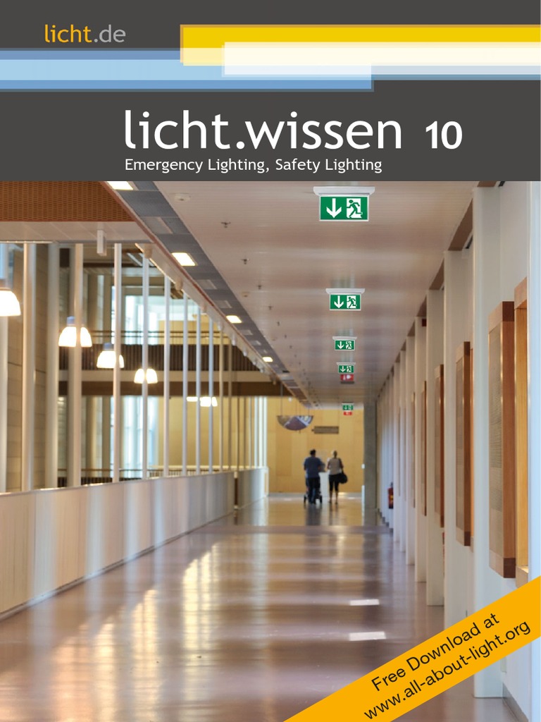 Booklet 10 - Emergency Lighting Safety Lighting | PDF | Lighting | Safety
