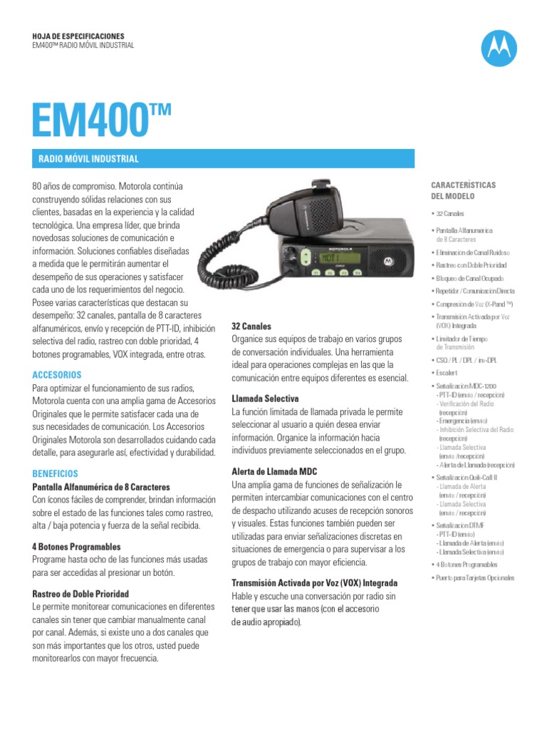 EM400 | PDF | Frecuencia ultra alta | Muy alta frecuencia