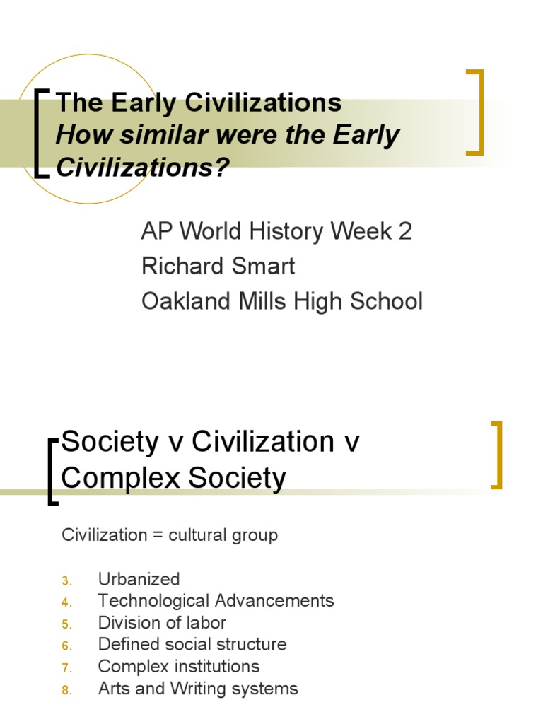 Early Civilizations | PDF