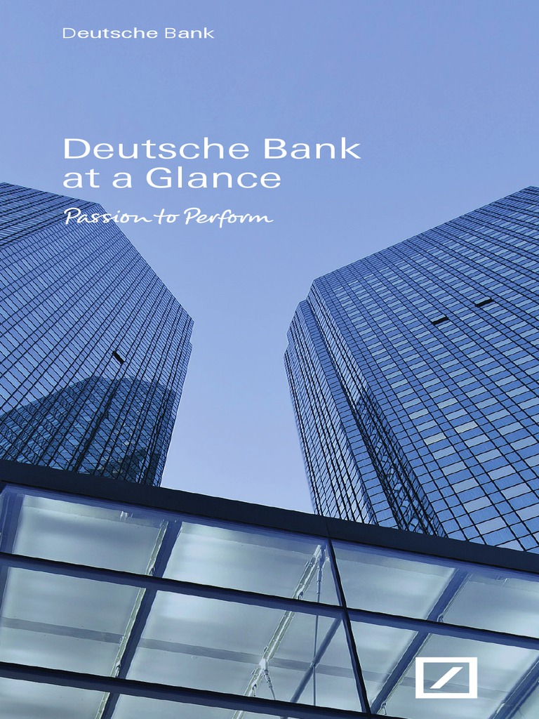 Deutsche Bank Overview and Strategy | PDF | Deutsche Bank | Stocks