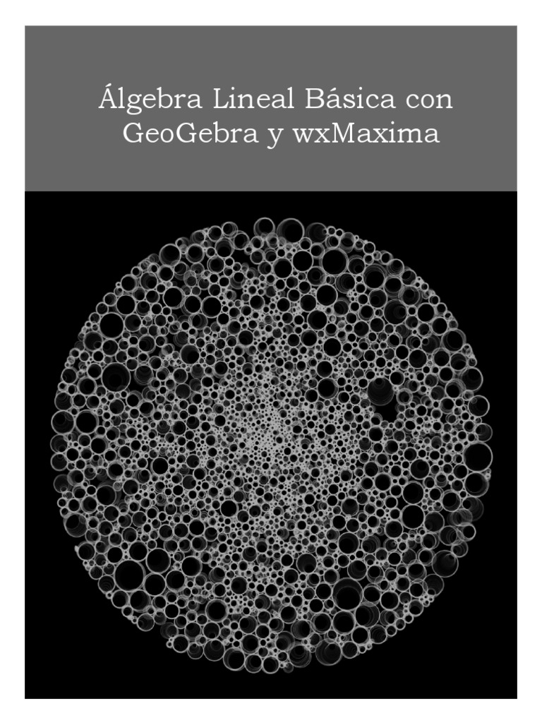 Álgebra Lineal Básica Con GeoGebra y Wxmaxima | PDF | Sistema de ...
