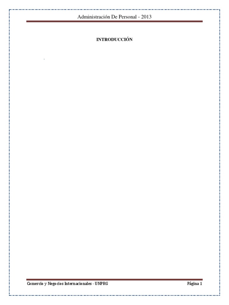 Manual de Personal | PDF | Salario | Derecho laboral