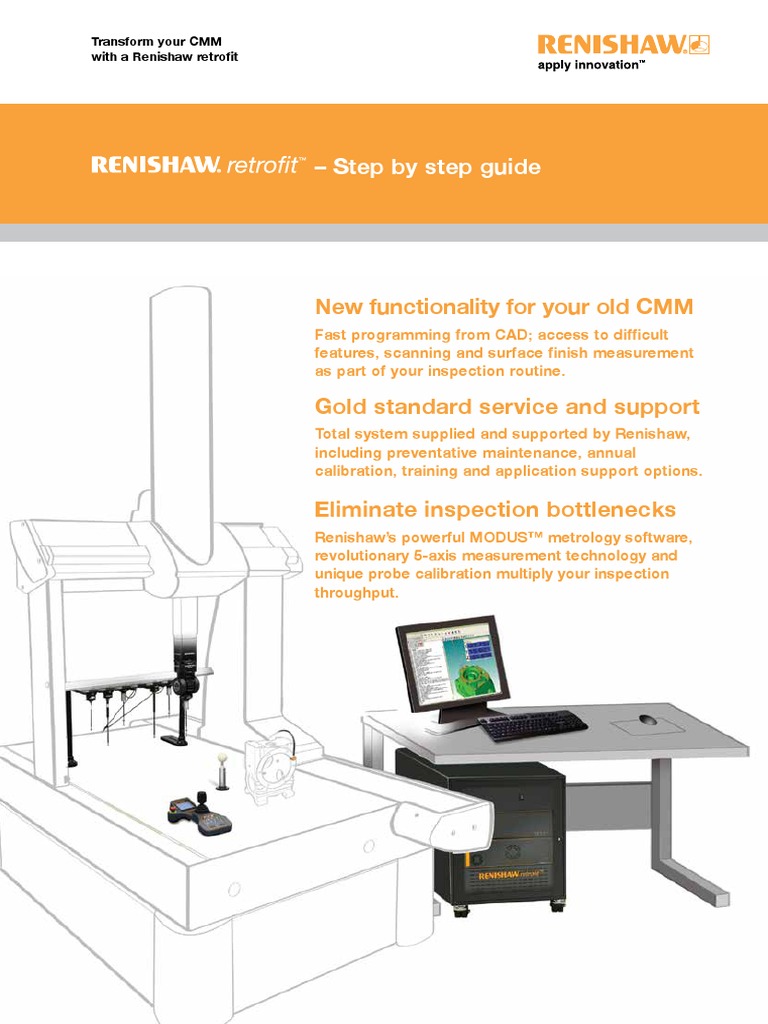 Step by Step Renishaw Retrofit PDF | PDF | Calibration | Metrology