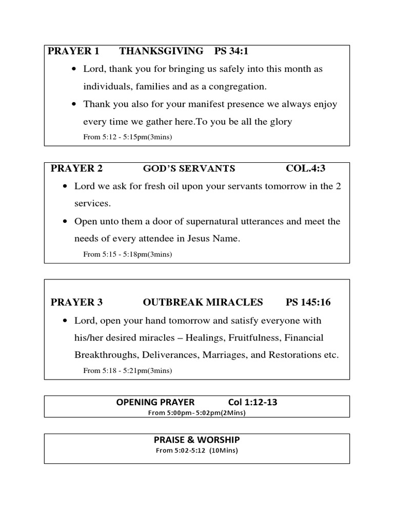 WSF Prayer Outline for November 2025 | PDF | Religion & Spirituality