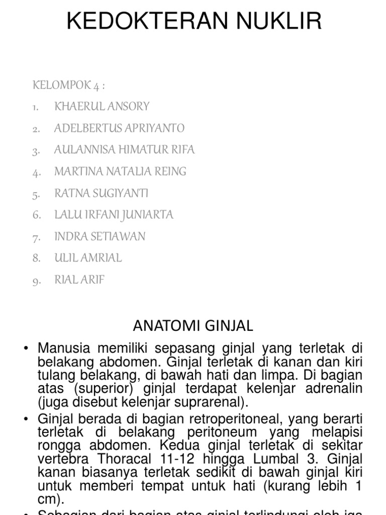 Kedokteran Nuklir | PDF