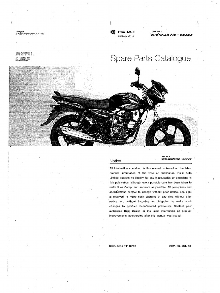 Bajaj Boxer Spare Parts Catalogue | Reviewmotors.co