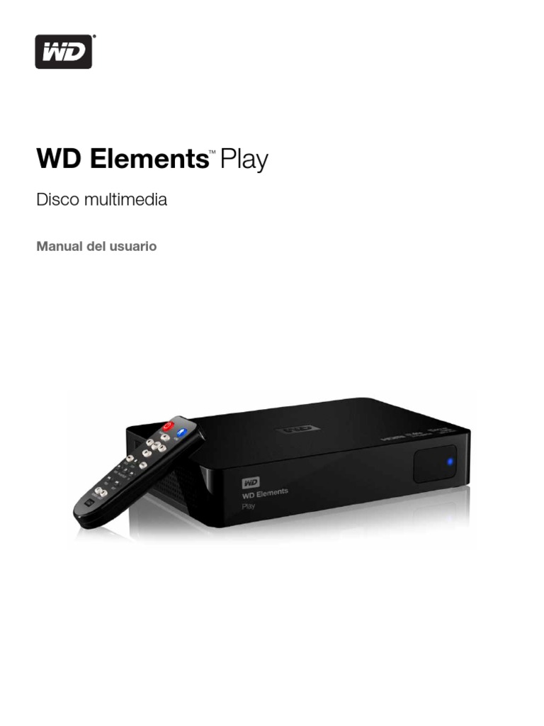 Manual WD Elements Play | PDF | Hdmi | USB