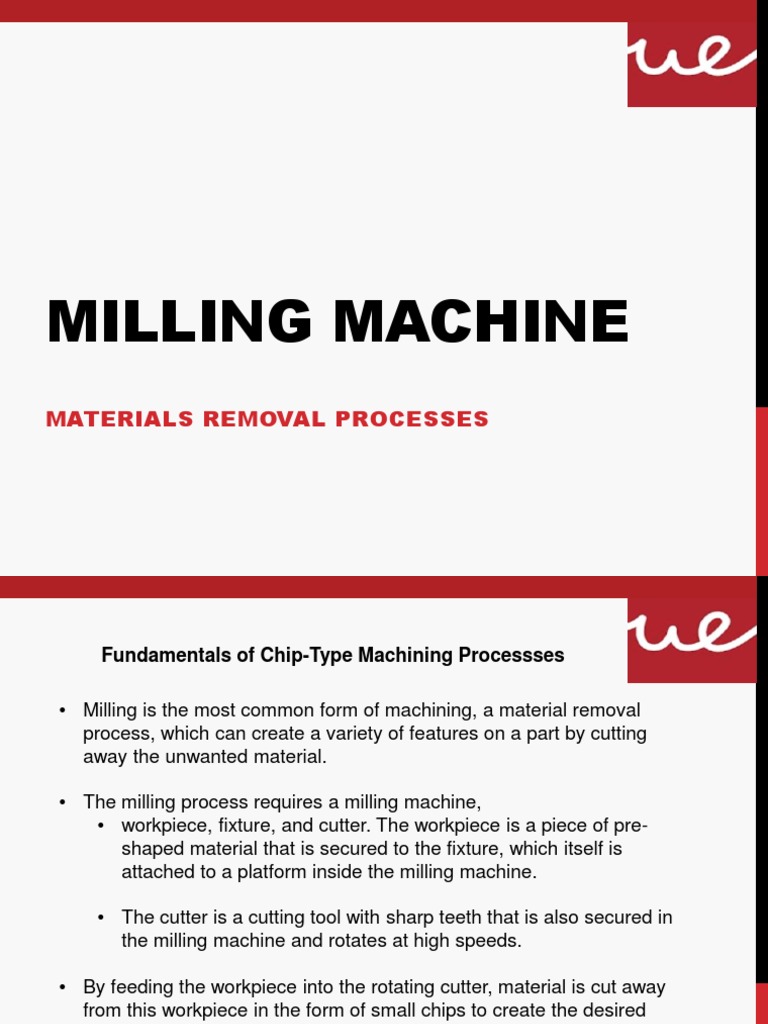 Milling Machine | PDF