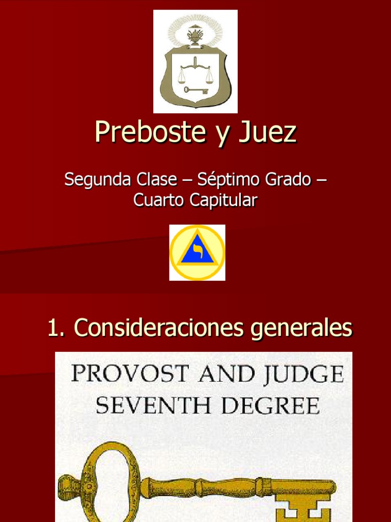 Grado Preboste y Juez en Masonería | PDF | Republica de Irlanda | Sacerdote