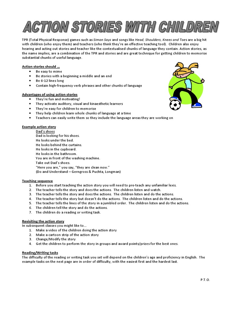 Action Stories for Kids' Learning | PDF | Leisure | Nature