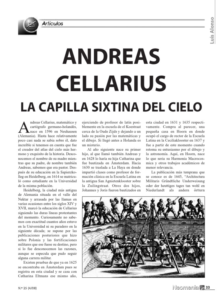 Andreas Cellarius: El Atlas Celestial | PDF | Astronomía | Science