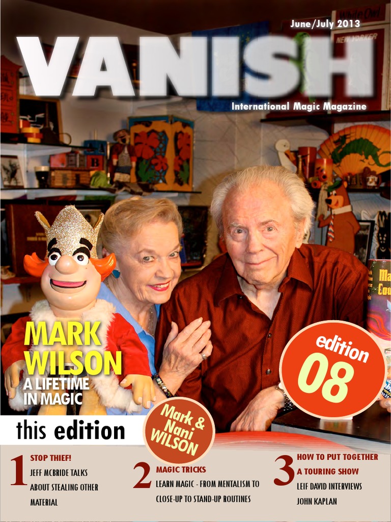 Vanish Magazine 8 | Download Free PDF | Magic (Illusion) | Leisure