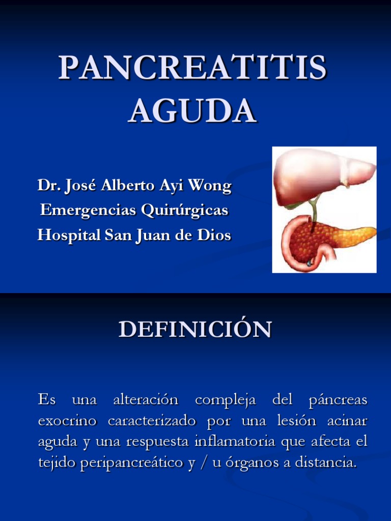 Pancreatitis Aguda | PDF | Páncreas | Especialidades Medicas
