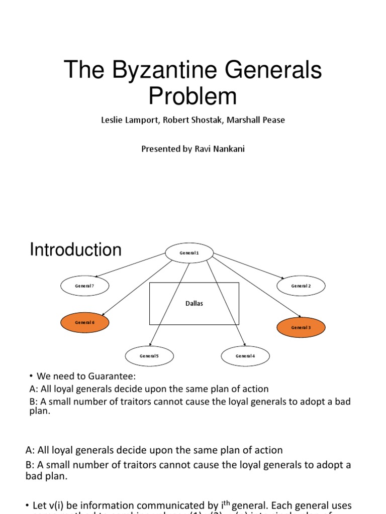 The Byzantine Generals Problem | PDF | Computer Programming | Computer ...