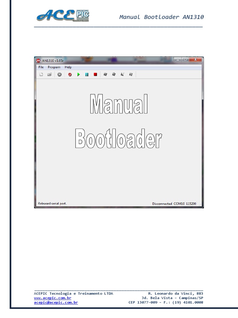 Instalação e Utilização do Bootloader Serial AN1310 para Programação do ...