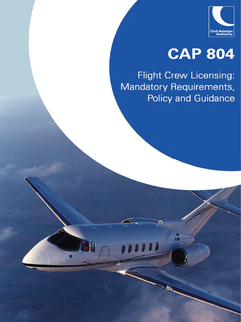 Caa - Cap 804 | PDF | Pilot (Aeronautics) | Flight Instructor