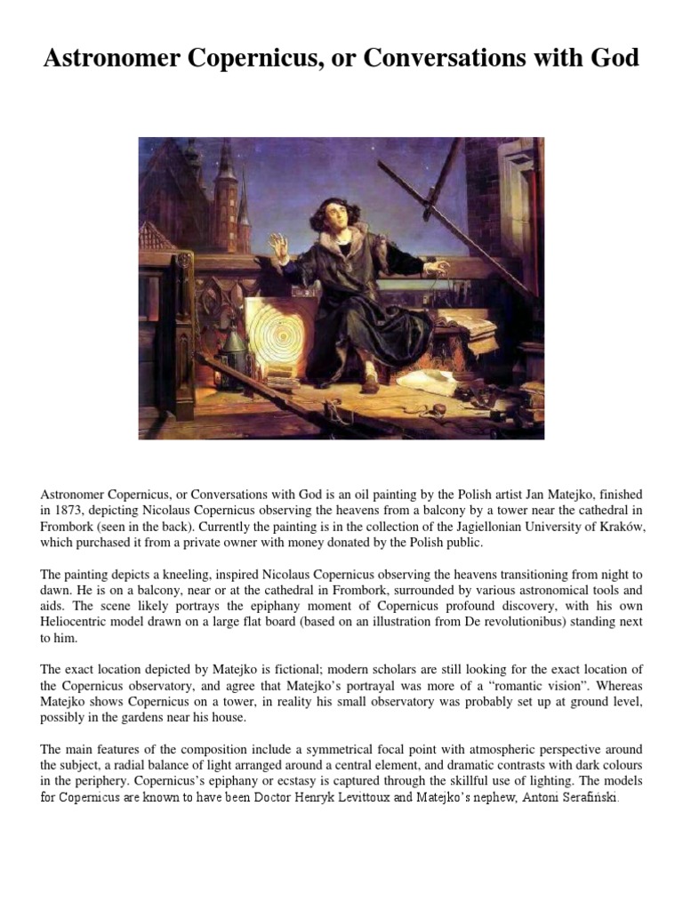 Copernicus: A Romantic Vision | PDF | Paintings | Plastic Arts