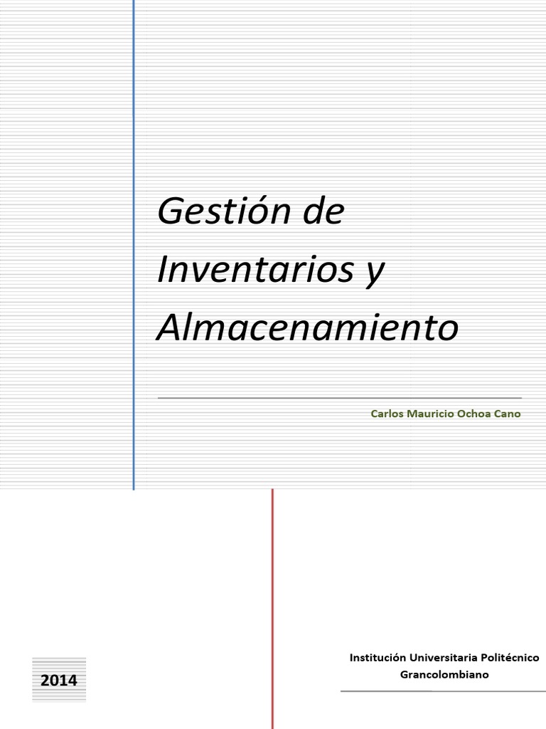 Trabajo de Gestion de Inventarios y Almacenamiento (Parte 1) | PDF | Inventario | Business
