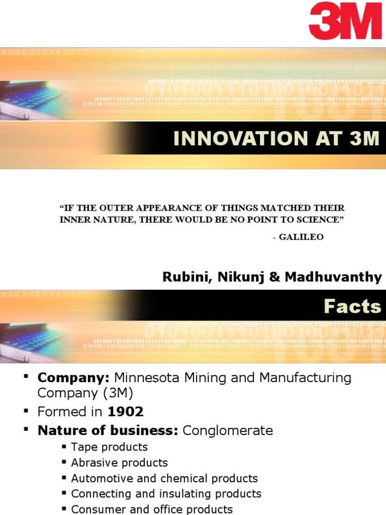 Innovation at 3m