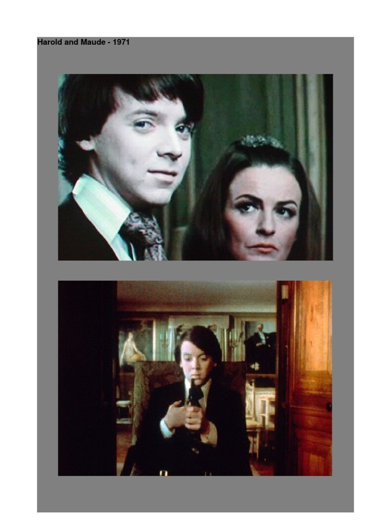 Harold and Maude - 1971 | PDF
