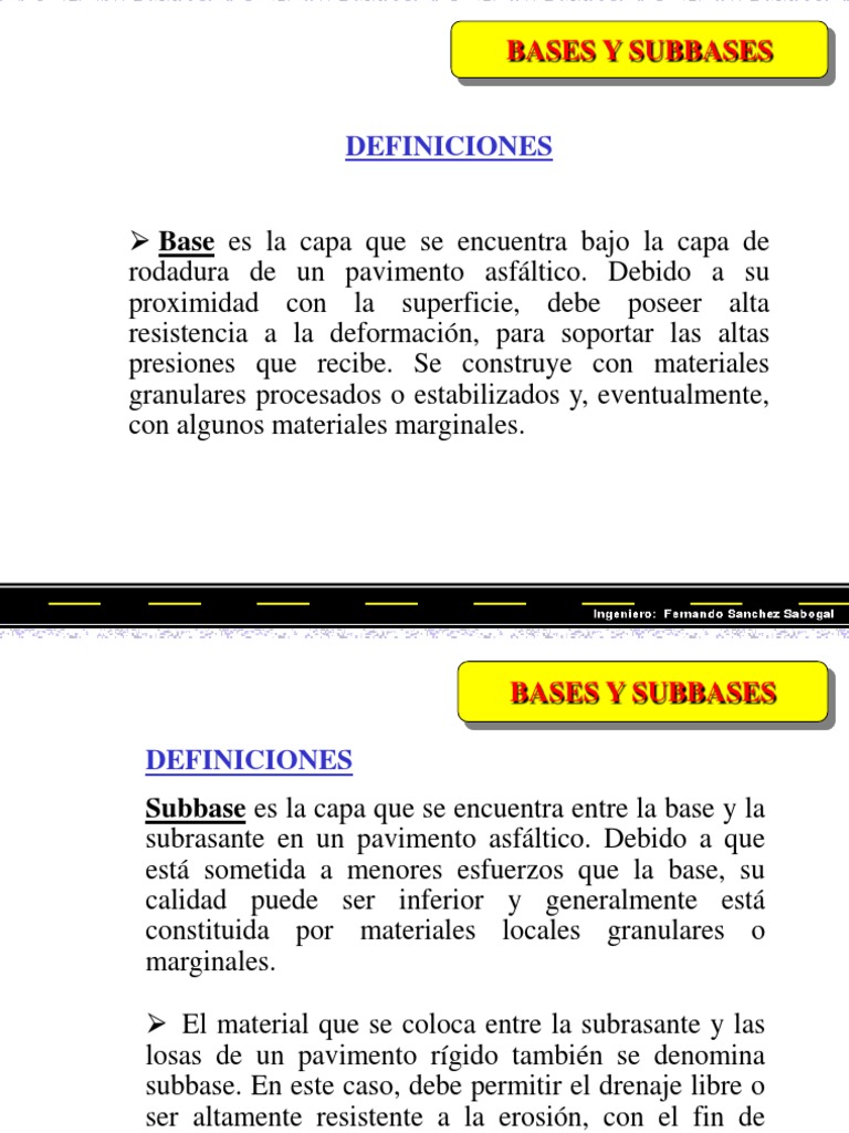 Materiales para Base y Sub Base | PDF | Alto horno | Roca (geología)