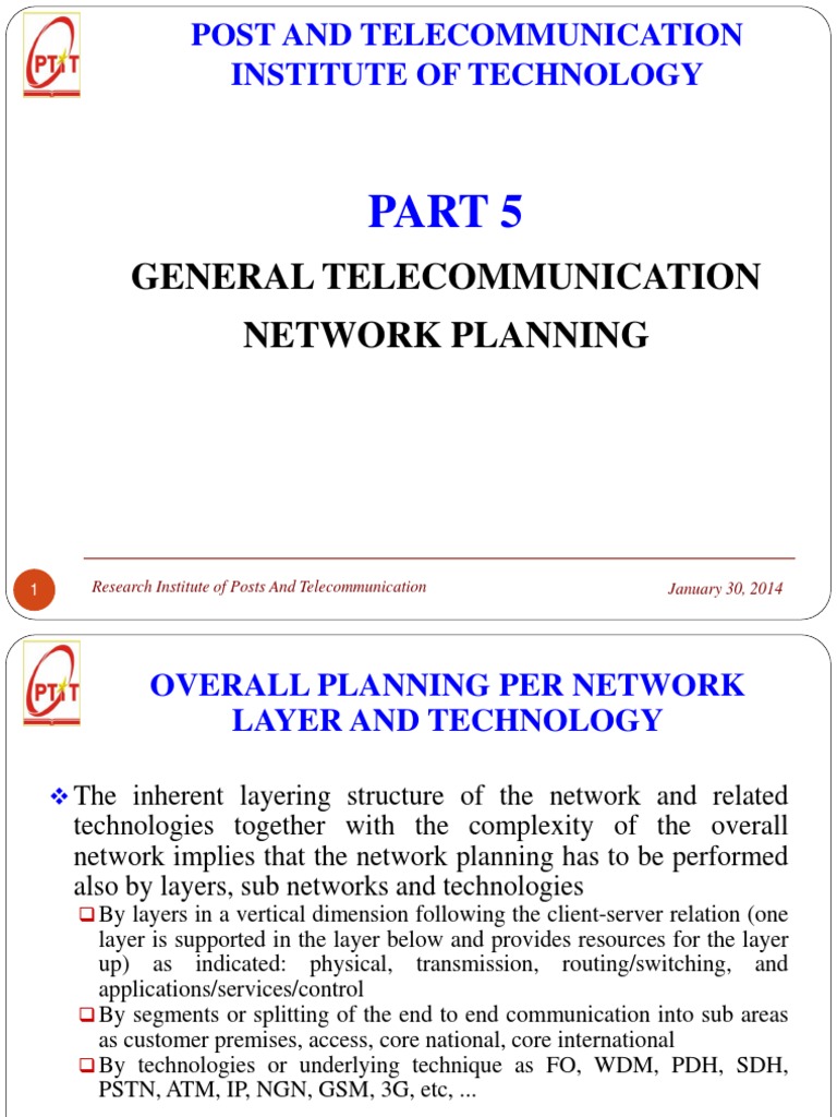 Part 3.1 General Telecom Network Planning | PDF | Quality Of Service ...