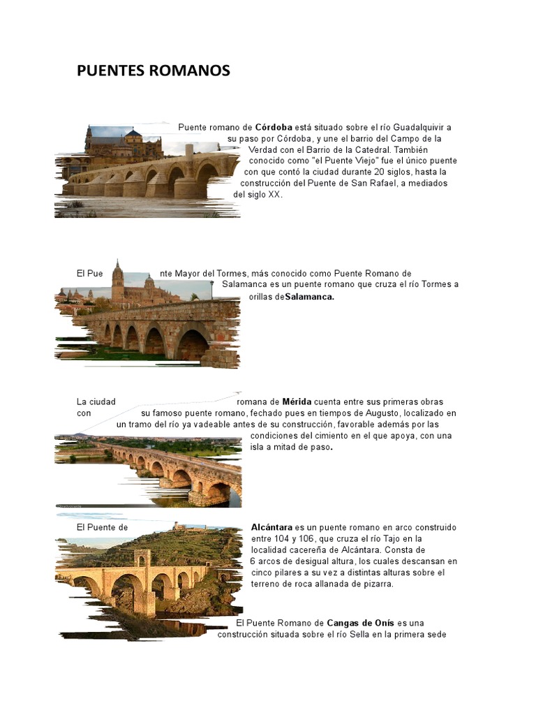 Ponts Romans | PDF | Puente | Edificios y estructuras