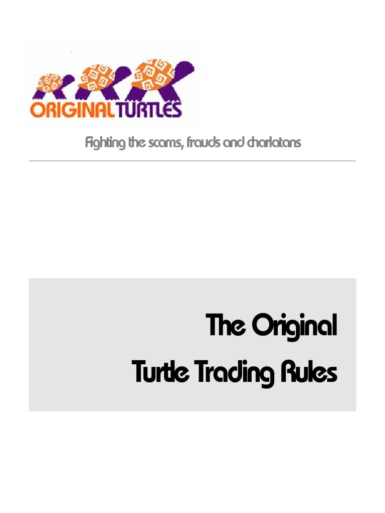 Turtle Rules | PDF | Order (Exchange) | Algorithmic Trading