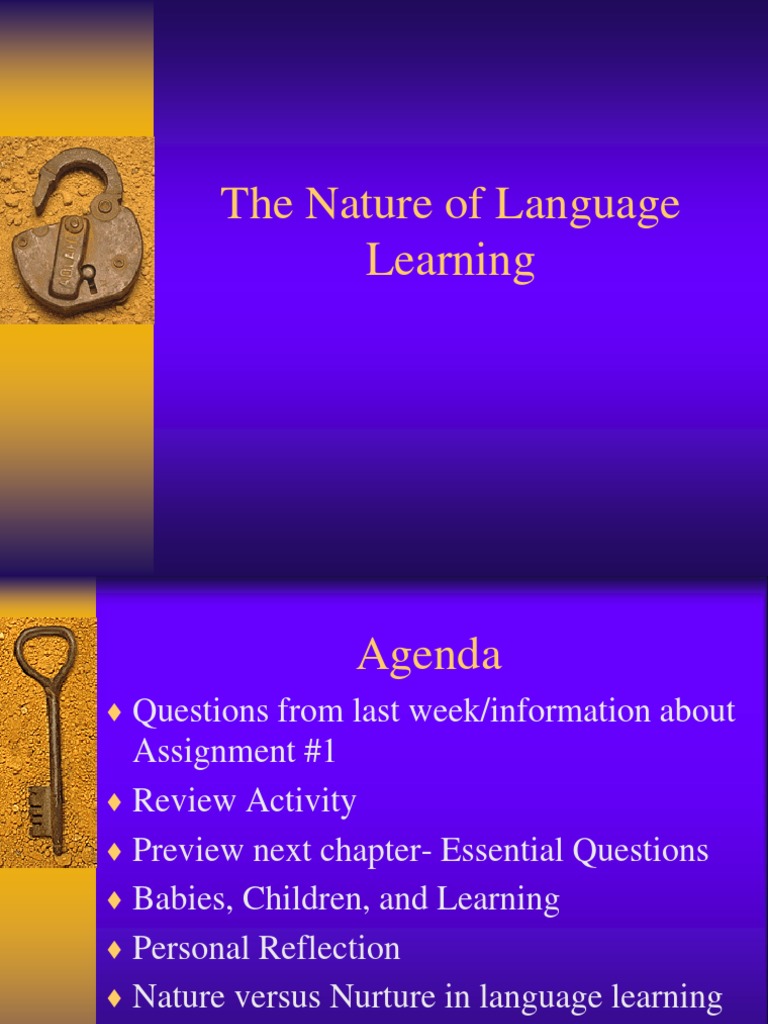 The Nature of Language Learning | PDF | Second Language | Language ...