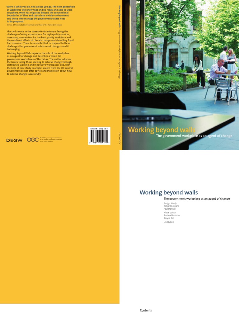 Working Beyond Walls The Government Workplace As An Agent For | PDF ...