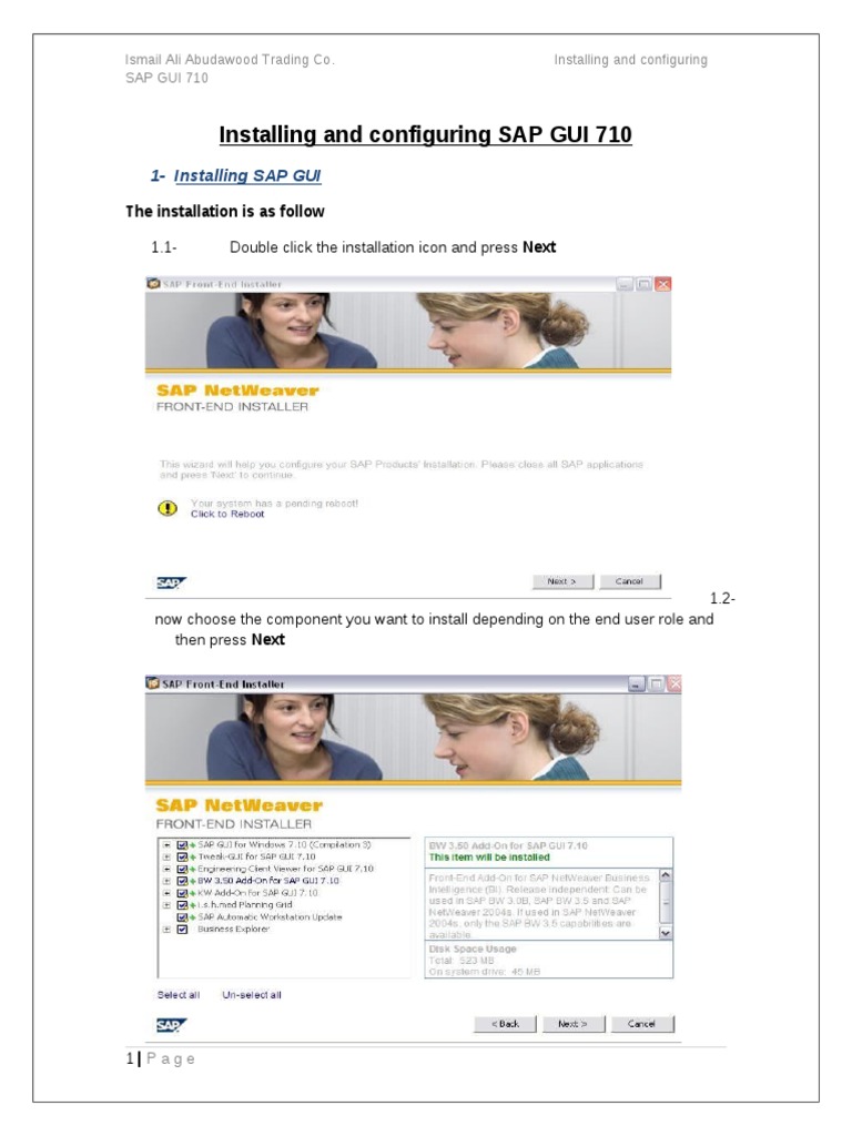 Sap-Gui Installation Guaide | PDF | Computing Platforms | Computer Architecture